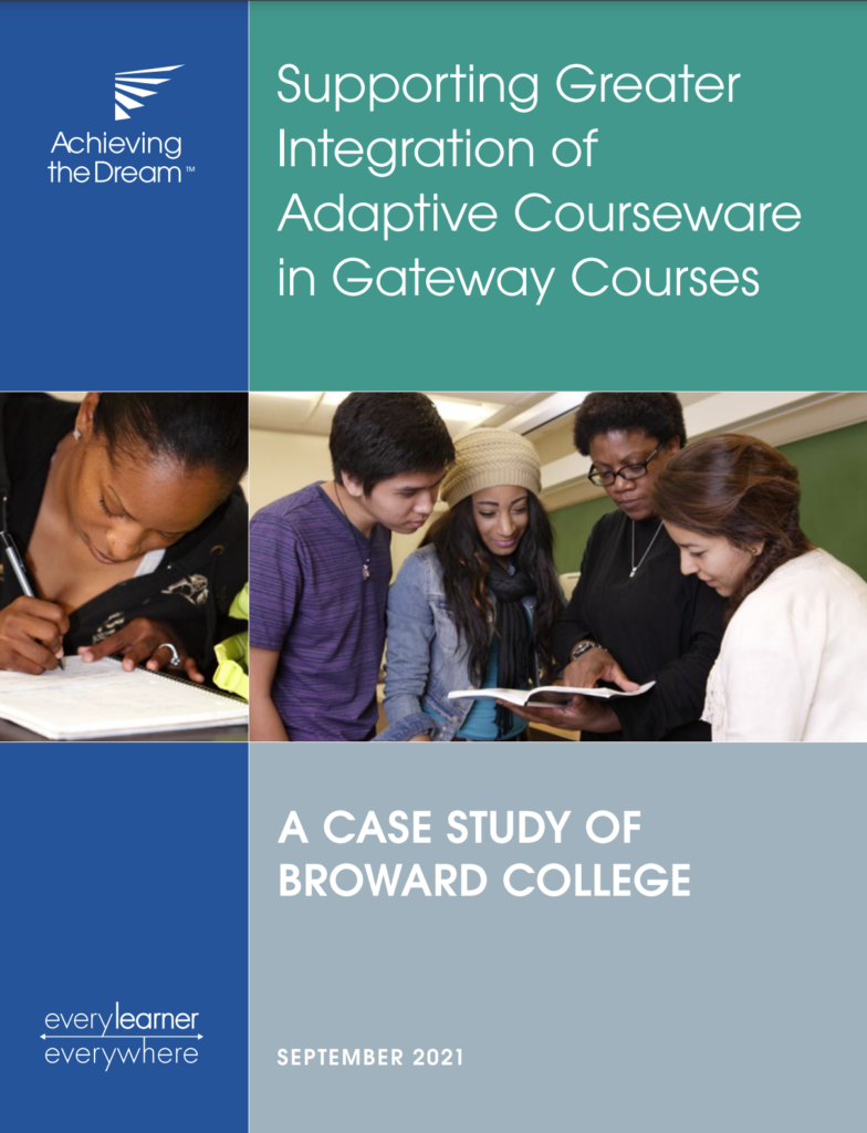 Supporting Greater Integration of Adaptive Courseware in Gateway ...