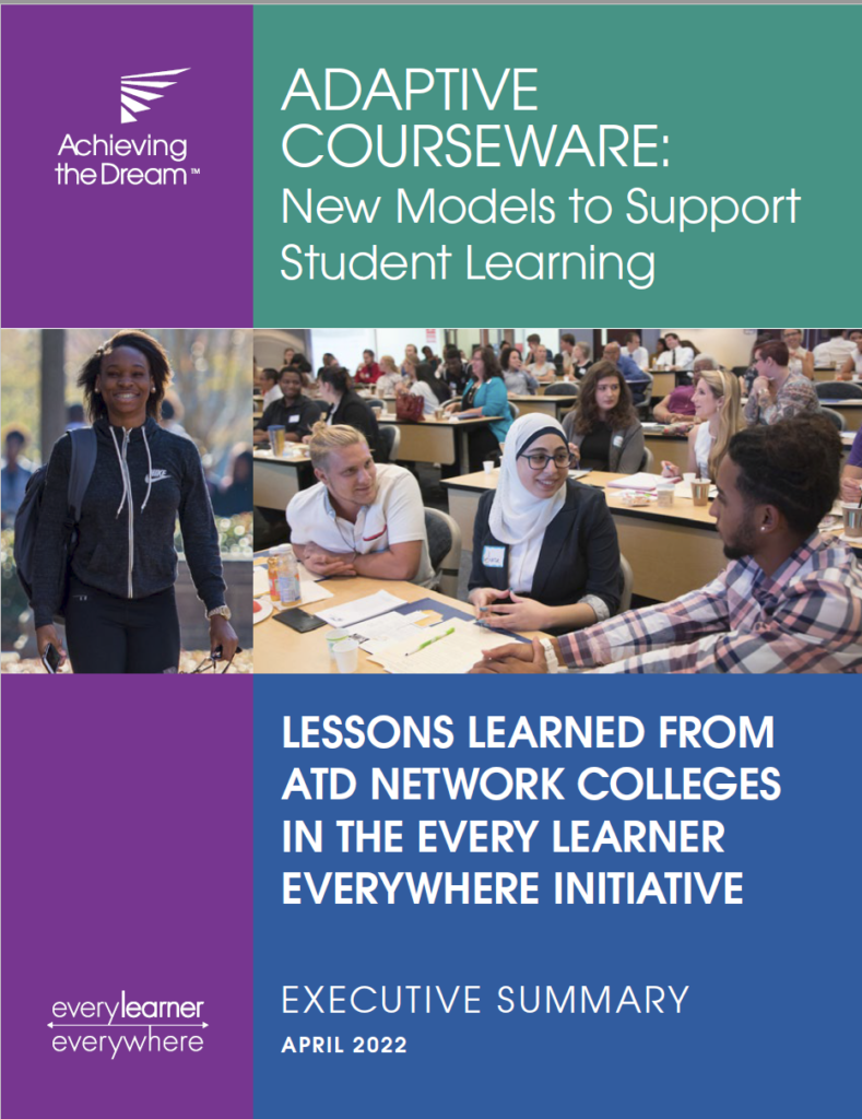 ATD Case Studies: Executive Summary Adaptive Courseware: New Models to ...