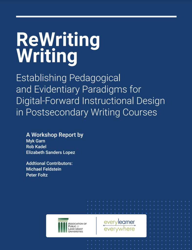 Re-Writing Writing - Every Learner Everywhere