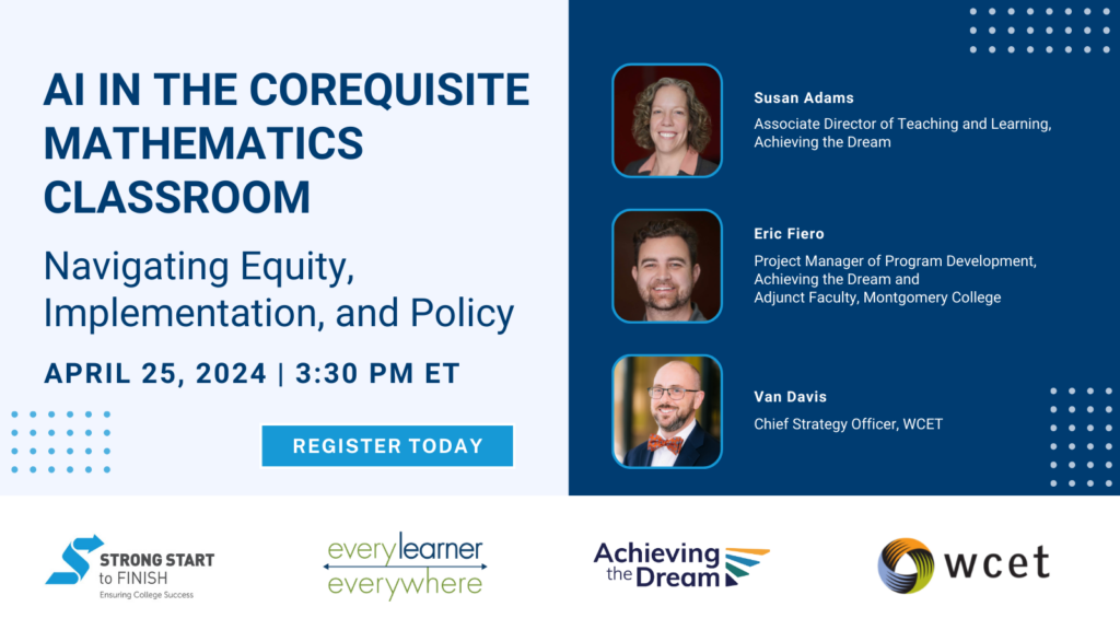 AI in the Corequisite Mathematics Classroom: Navigating Equity ...